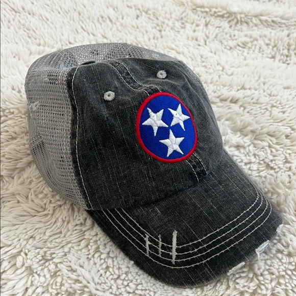 Accessories | Gray Tennessee Embroidery Hat | Poshmark